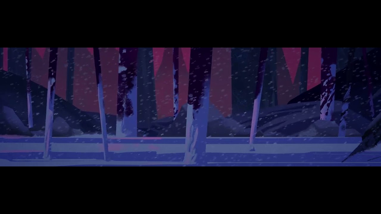 Parallax Scroll with added snow VFX