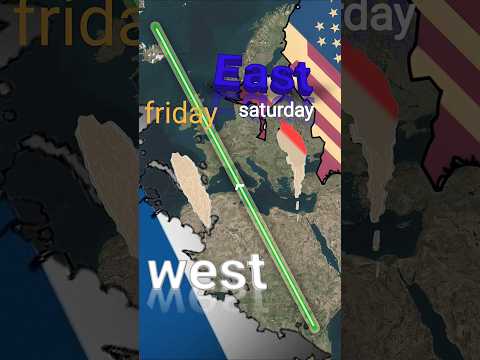 USA vs Russia: Only 2.4 Miles Apart – The Diomede Islands Time Travel Border!”