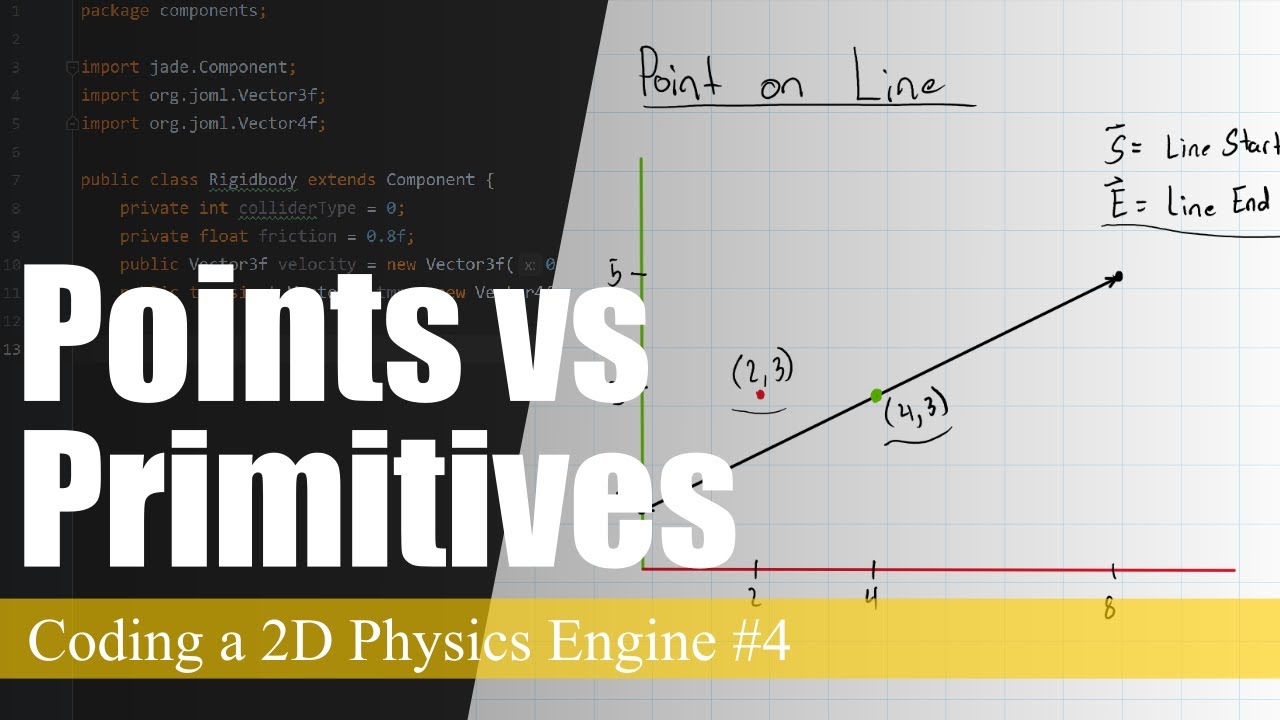 Point vs. Primitives | Coding a 2D Physics Engine in Java #4