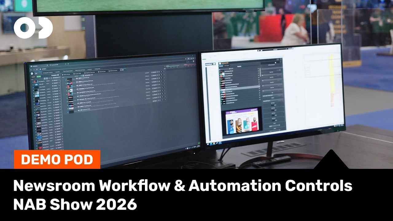 Newsroom Workflow & Automation Controls Demo Pod @TheNABShow
