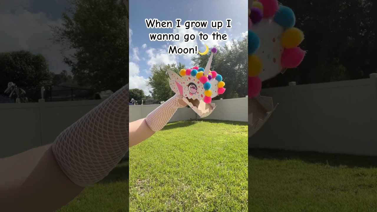 That escalated quickly😂#lalyworldpop #youtubeshorts #dragonpuppets #funnymemes #moon #viral #trend