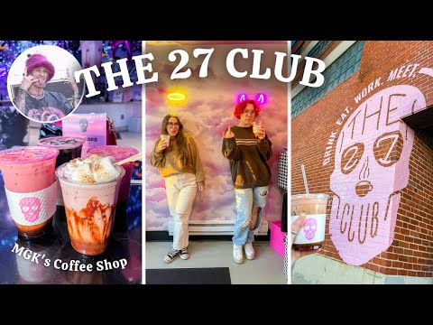 Trying MGK’s Coffee Shop: THE 27 CLUB in Cleveland! Impromptu Road Trip ...