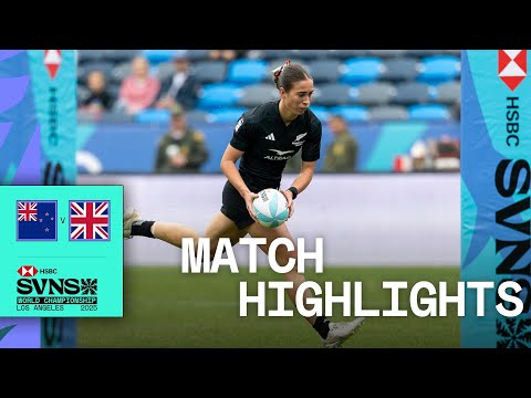 Black Ferns RAMPAGE 🔥 | v Great Britain | HSBC SVNS Los Angeles 2025 | Women's Match Highlights