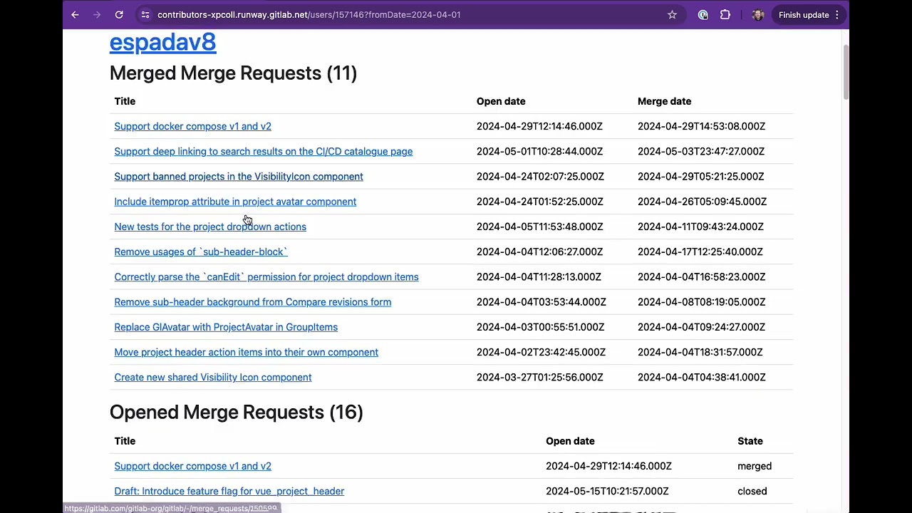 2024-07-04 - GitLab Contributor Platform Phase 1 Demo