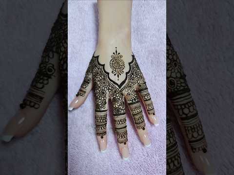 Back hand henna designs ✨️ || Mehendi Designs