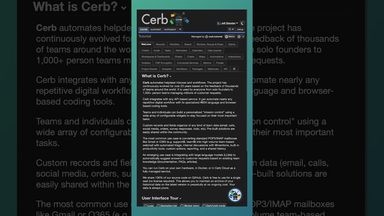 Custom automations on toolbars in #Cerb