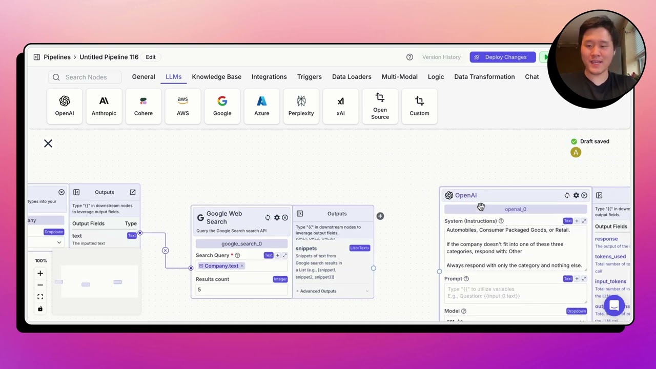 How to classify leads with AI using VectorShift