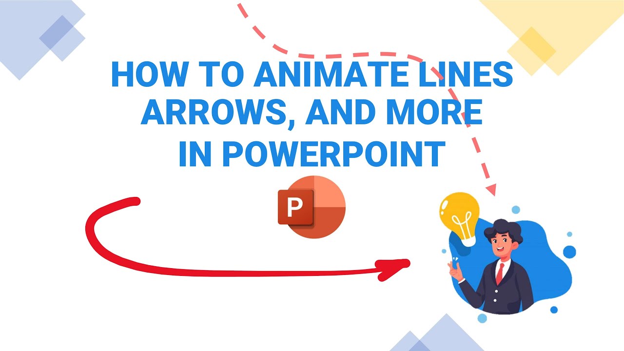 How To Animate lines, arrows, and more in PowerPoint | Office 365
