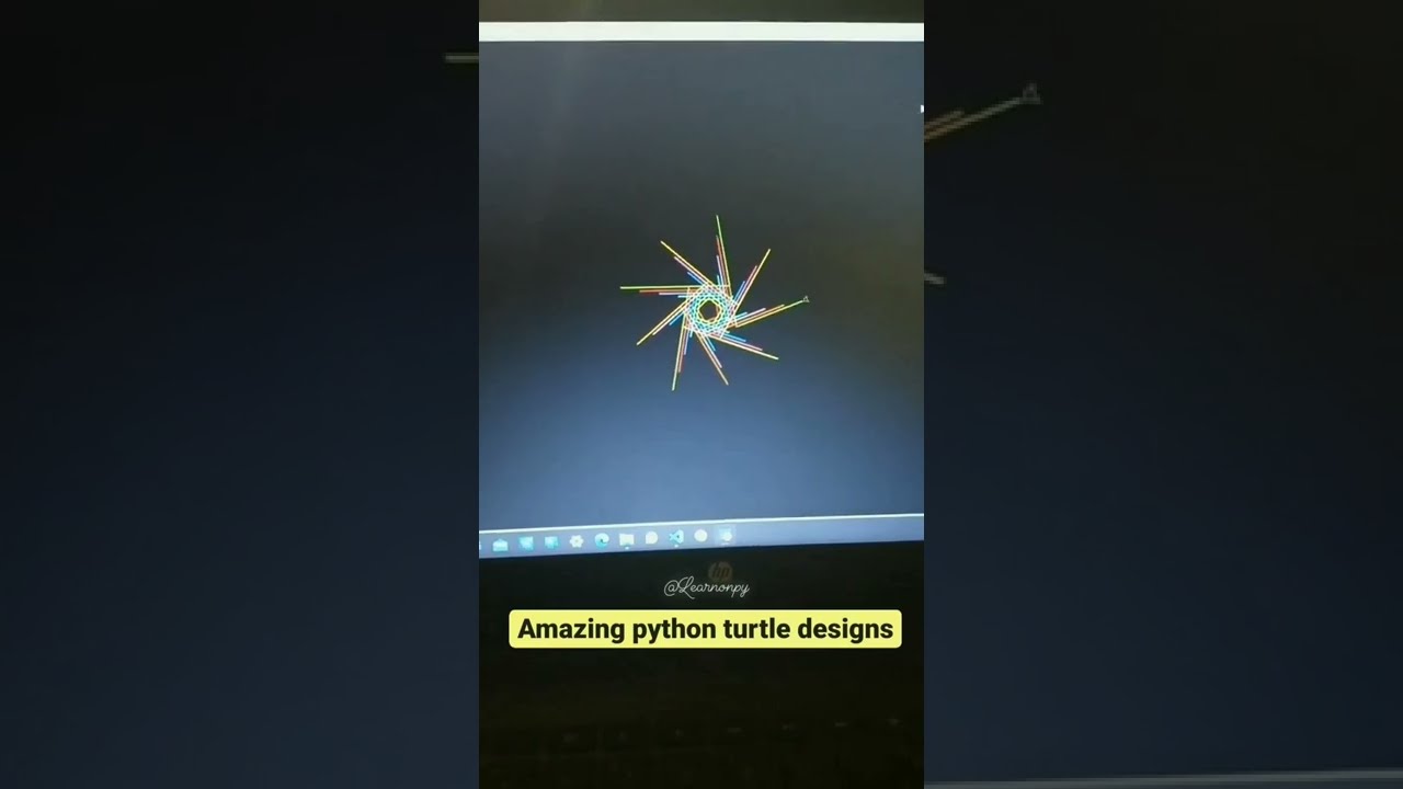 Python Turtle Graphics - 29 | Coding Video | Instagram Reels | Amazing Python Turtle Design |