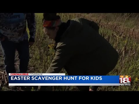 Couple creates Easter wildlife scavenger hunt for kids