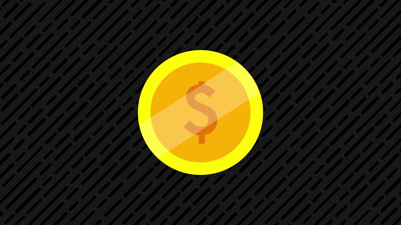3D coin flip animation