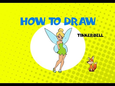 How to draw Tinkerbell – STEP BY STEP GUIDE – DRAWING TUTORIAL GUIDE ...