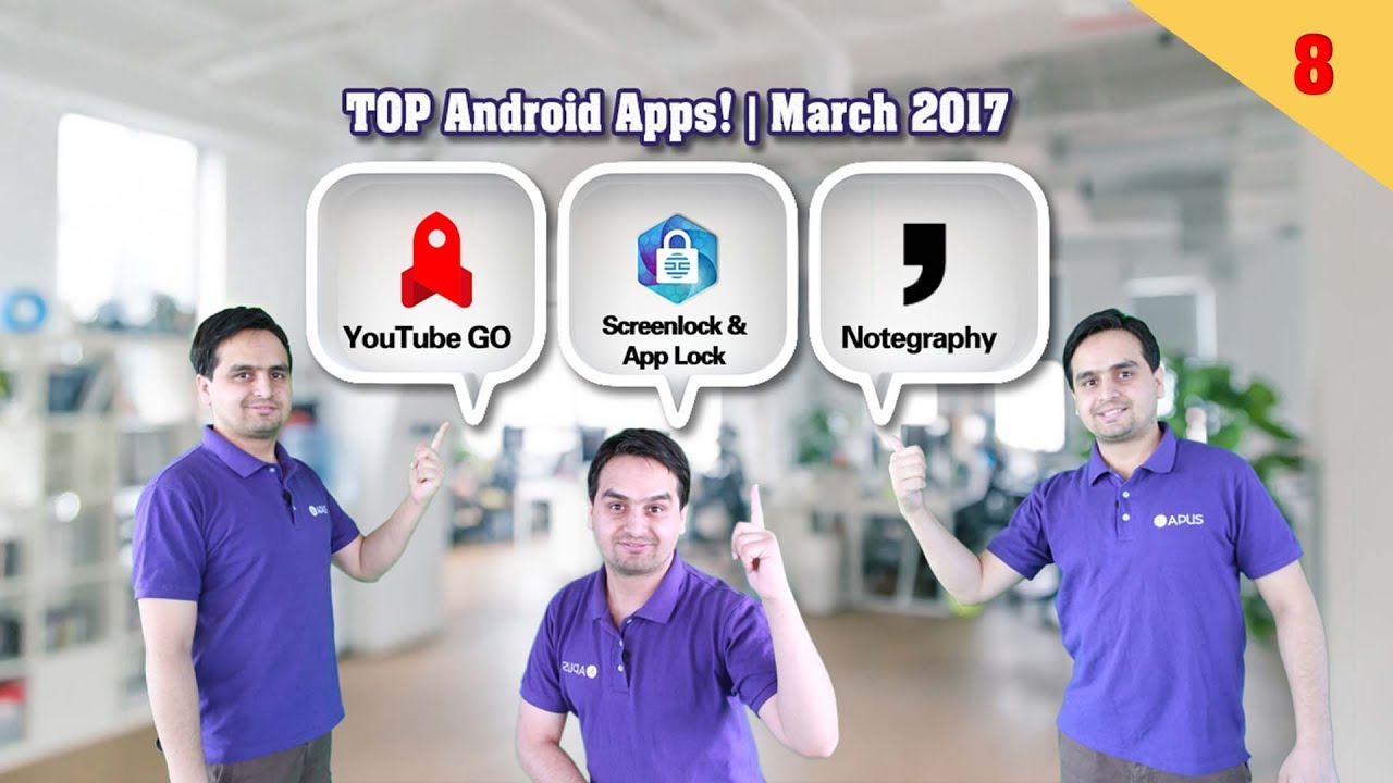 【DISCOVERY TIME 8】YouTube Go, Notegraphy and Screenlock App for March 2017