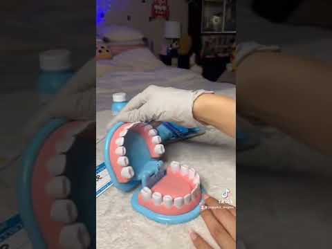 Dentist Roleplay 🦷🪥 #asmr #roleplay #dentist #toys #shorts