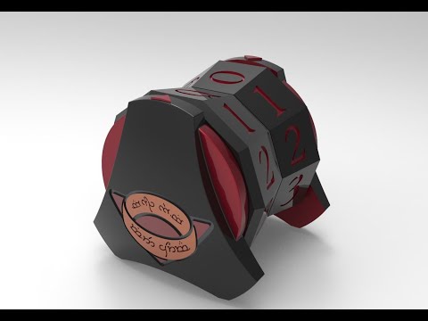 🛞 MTG Click Wheel Life Counter The Lord of The Rings Collection・ STL ...