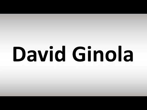 How to Pronounce David Ginola