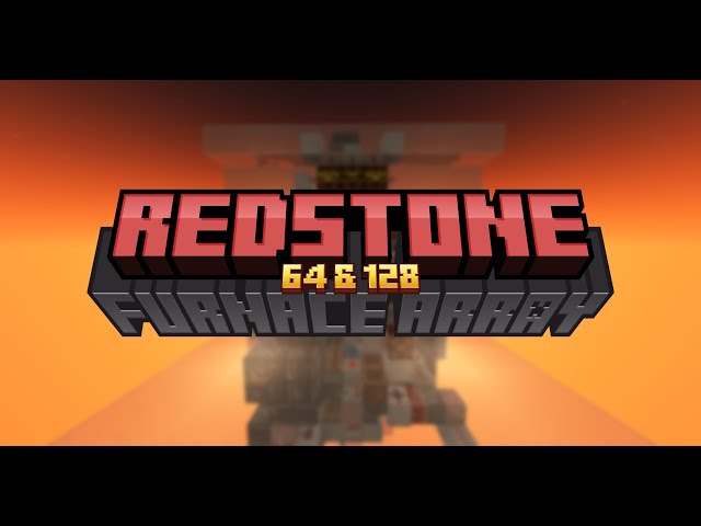 Best Redstone furnace array 64-128 | items or full shulker EN/FR ...