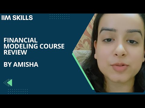 Financial Modeling Course with 100% Placements, IIM SKILLS Review by Amisha. A Student of Mar 22