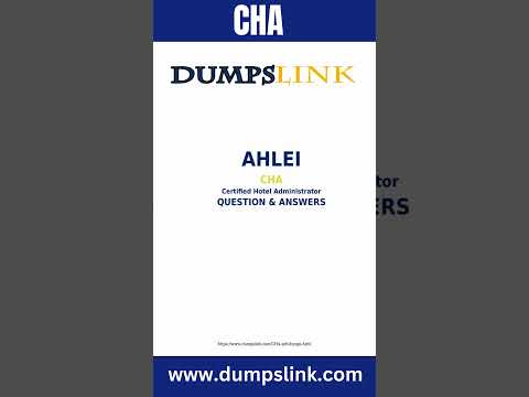 Certified Hotel Administrator Exam Questions and Answers | CHA PDF Questions