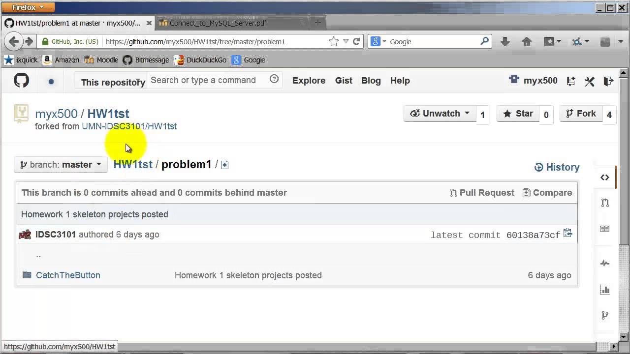 How to use Github to submit HWs
