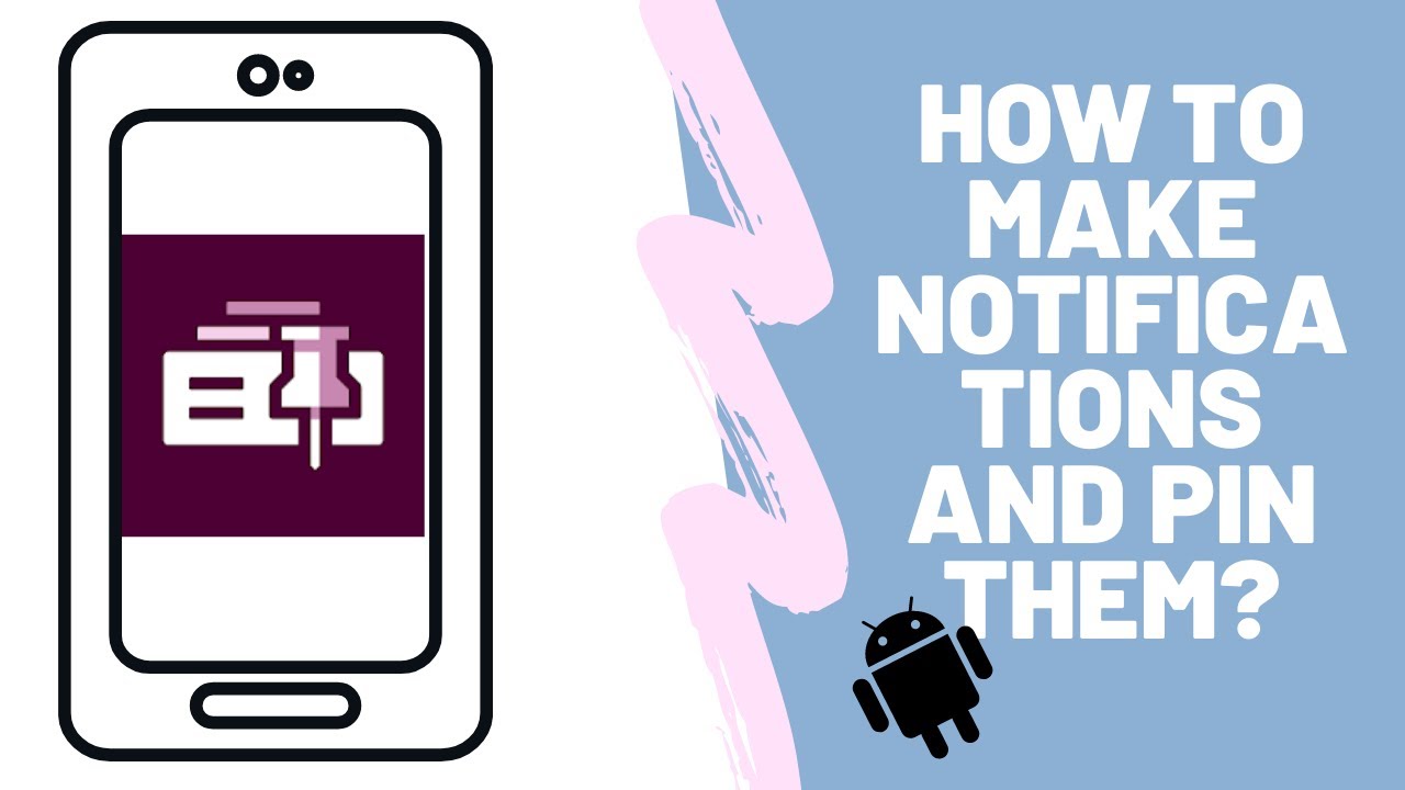 How to set and pin a notification on Any Android device(How to use the Pinnit app)