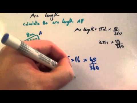 Arc Length | Corbettmaths