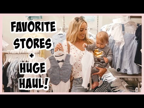 CUTE BABY BOYS CLOTHES! WHERE I SHOP & HUGE HAUL! | OLIVIA ZAPO