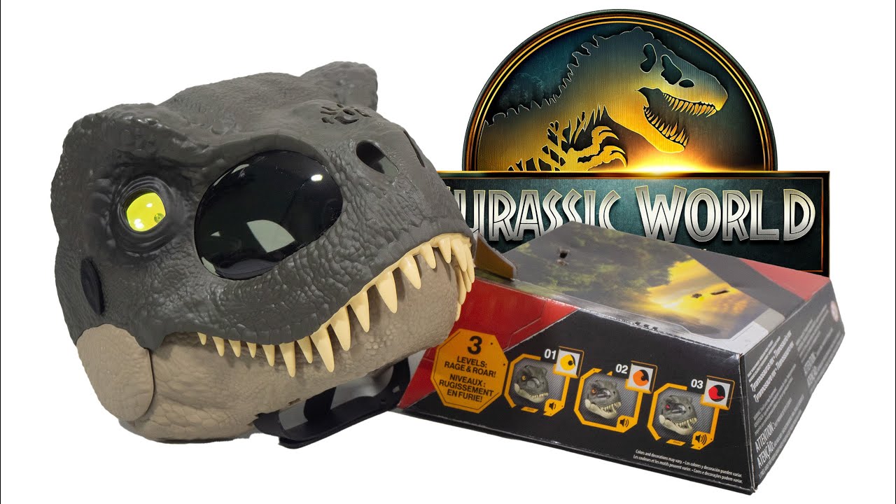 Jurassic World Rebirth Rage N' Roar T-Rex Dinosaur Mask  REVIEW | #JurassicWorldRebirth