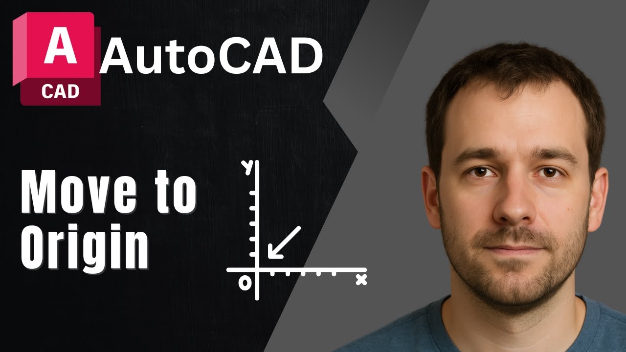 AutoCAD: Move Object to Origin (0,0,0) — 2025 Precision Placement Tutorial