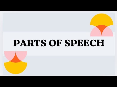 Unlocking the power of Parts of Speech