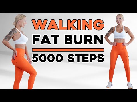 5000 STEPS WALKING WORKOUT | 5K Steps Challenge! Full Body Fat Burn | Sweaty, Dancy, Knee Friendly