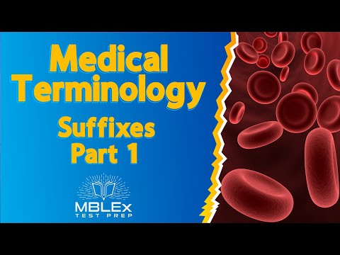 Medical Terminology - Suffixes, Part 1