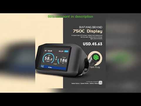 Latest Products You Must Know! Bafang Electric Bike Display 750C Ebike Intelligent LCD Screen fo