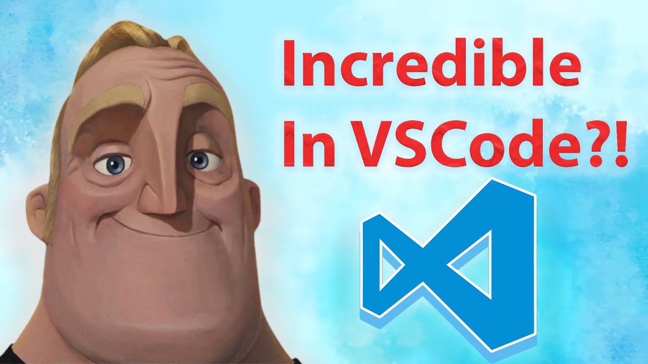 Mr. Incredible is watching your code while you work !! EXTENSION