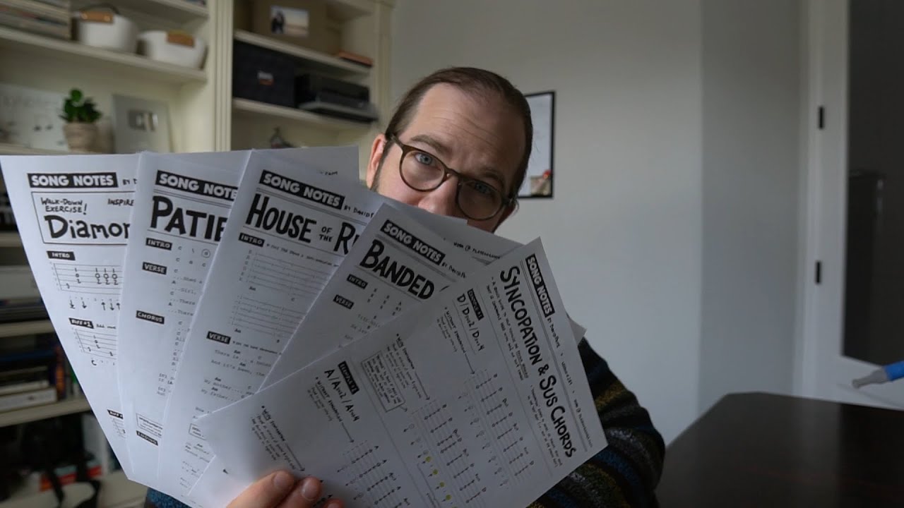 An easier way to find my chord sheets & PDFs! (browse by category, genre, decade)