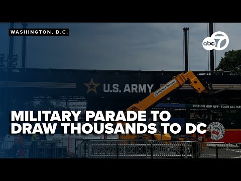 Final preparations for the Army's 250th anniversary parade in Washington, DC