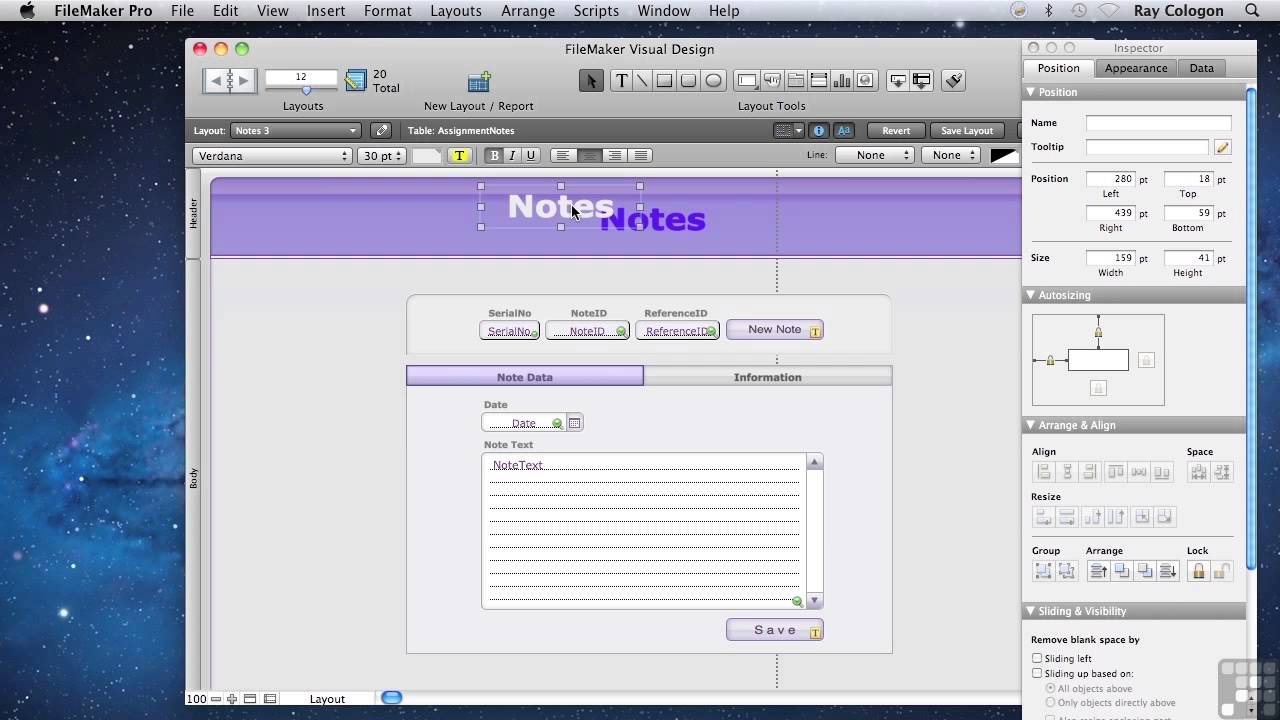 FileMaker Pro 12 Tutorial | Helping The User With Visual Cues