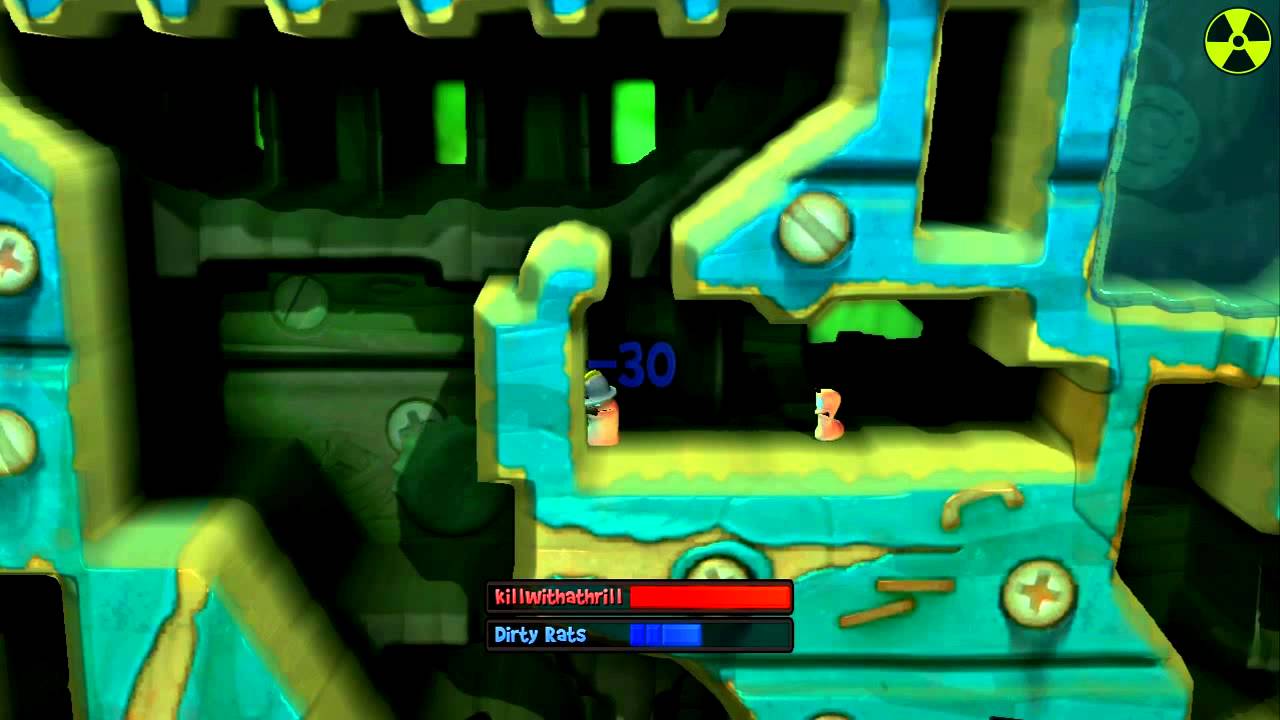 Worms Revolution - Opening Tutorial Level
