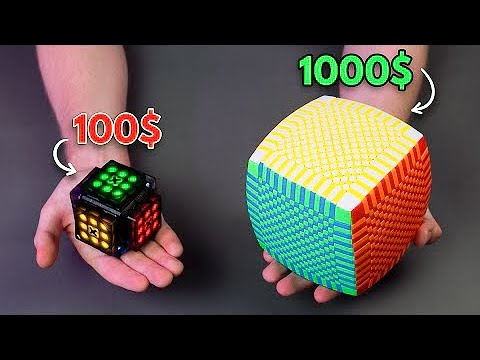 Rubik's Cubes from $100 to $1000 | Unpacking and Review