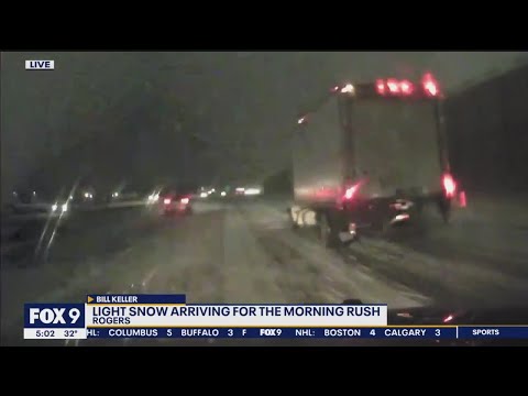 Light snow could slow things down for morning commute