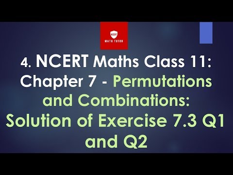 NCERT Solutions for Class 11 Maths - Permutations and Combinations (Ex. 7.3) - 1