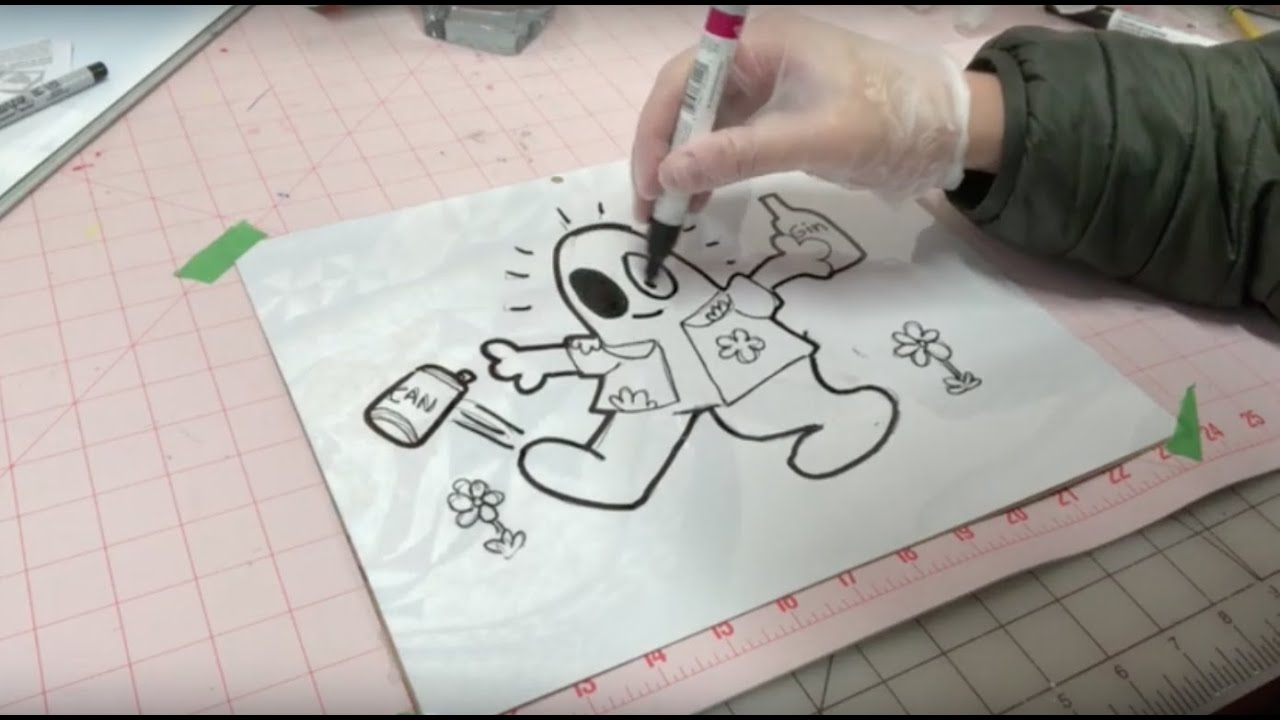 Ink and Paint Animation Cel