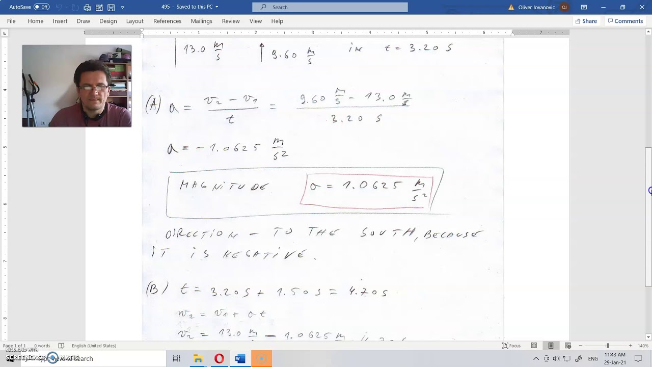 495. assignment (kinematics)