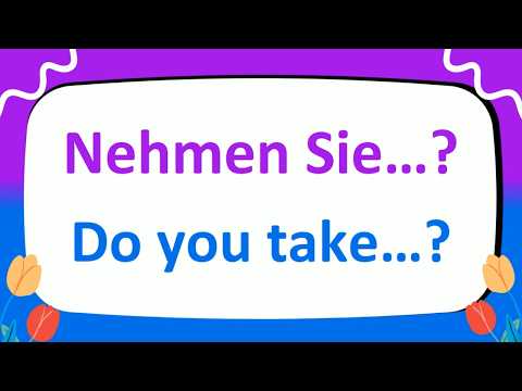 Master 70 MOST Critical German Sentence Patterns for Questions!