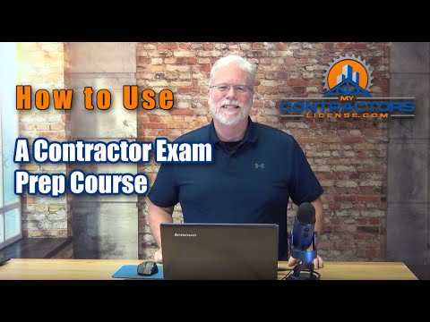 How to Use a Contractor Exam Prep Course