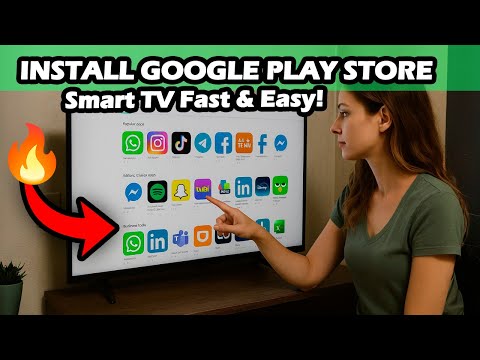 🔥 Install Google Play Store on ANY Smart TV 2025 📺 (Fast & Easy!) ✅