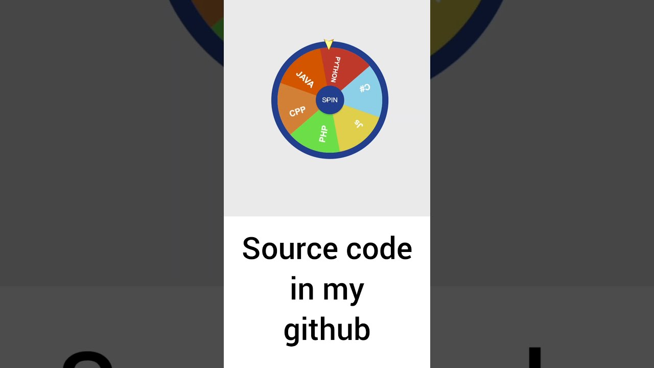 Spining wheel #shorts #programming #js #html #css #wheels #spin