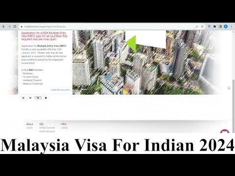 Malaysia visa for Indian 2024 online from the official website