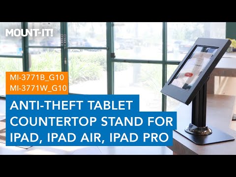 Anti-Theft Tablet Countertop Stand for iPad, iPad Air, iPad Pro MI-3771B/W_G10 ( Features)