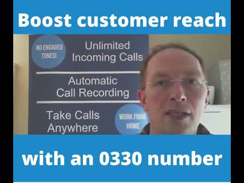Increase customer reach with an 0330 number